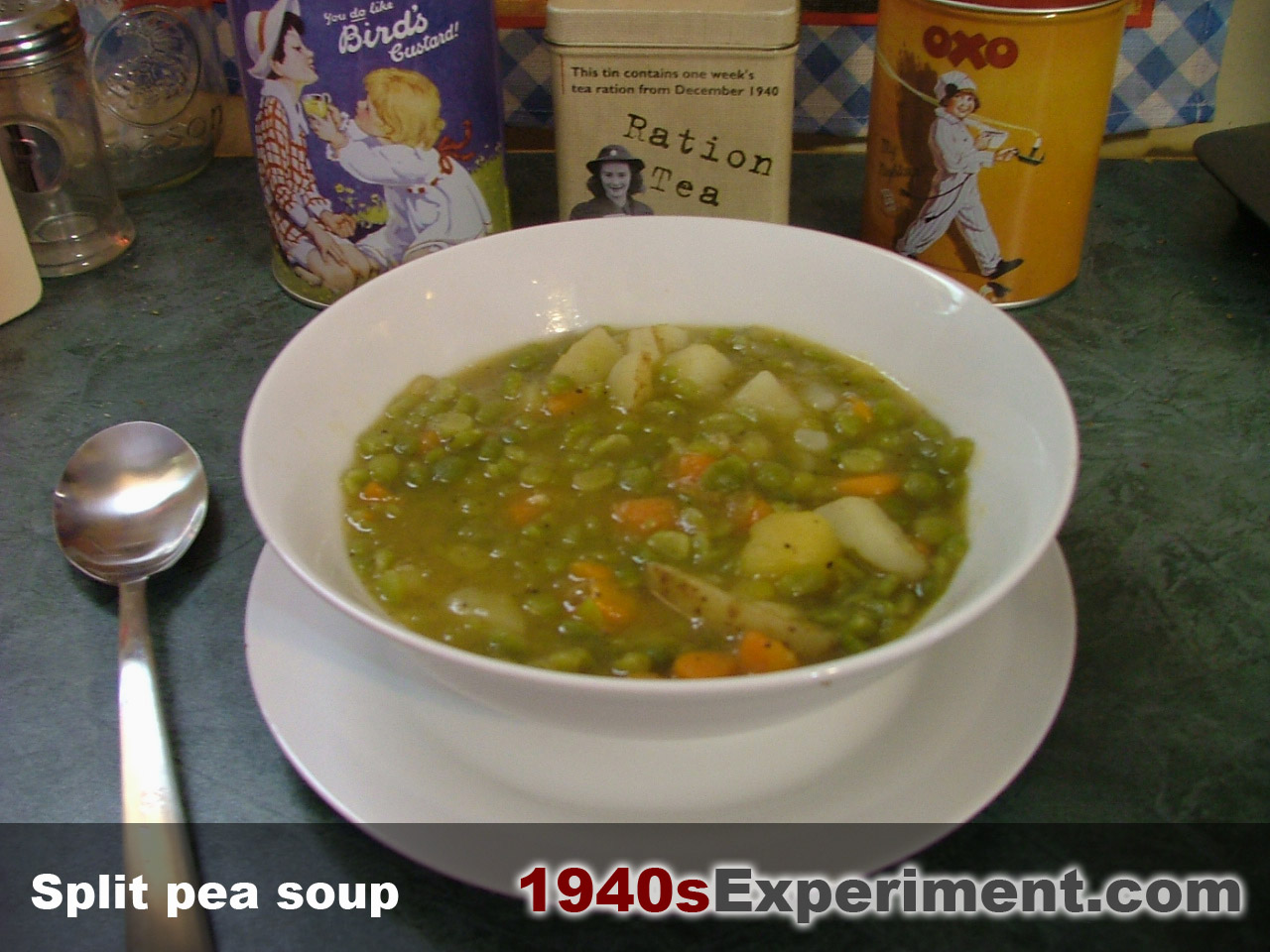 Split pea soup - The 1940's Experiment