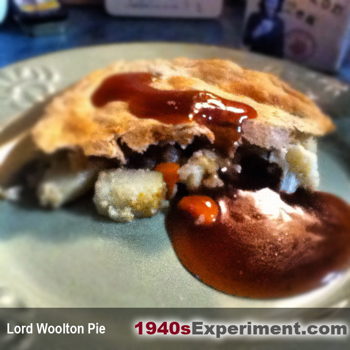 Lord Woolton Pie- Version 2 - The 1940's Experiment