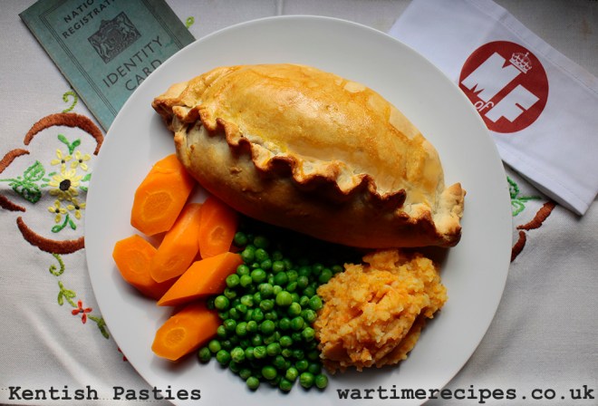 Kentish Pasties - Recipe No. 155 - The 1940's Experiment